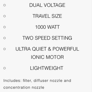 Sutra | Accessories | New Sutra Professional Mini Travel Blow Dryer ...